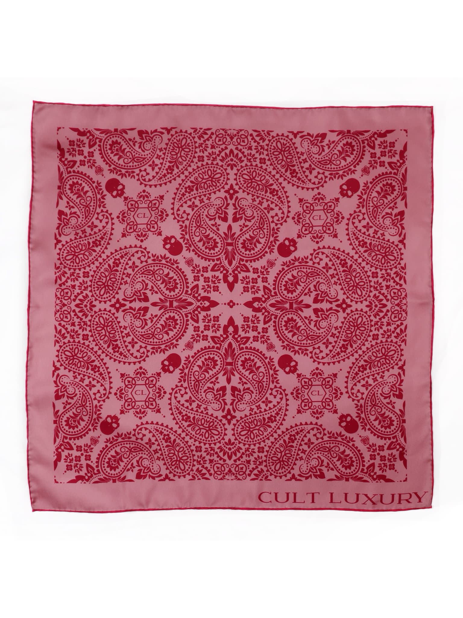 Coral Silk Bandana 55 – Cult Luxury